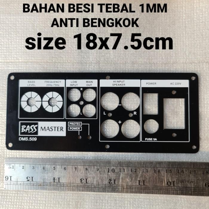 Jual papan panel speaker aktif aktive active knop potensio power besi ...