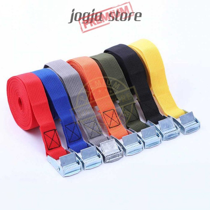 Jual Tali Strap Pengikat Barang Tali Motor - Bagasi Mobil 2 Meter x 2.5 ...