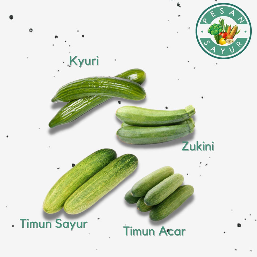 Jual SAYURAN SEGAR -TIMUN KYURI / TIMUN JEPANG / KYURI SEGAR MURAH 500 GR | Shopee Indonesia