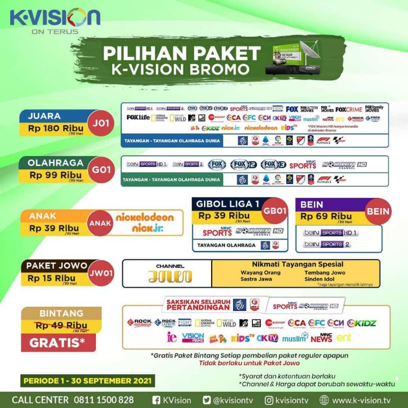Jual Isi ulang VOUCHER K-VISION | Shopee Indonesia