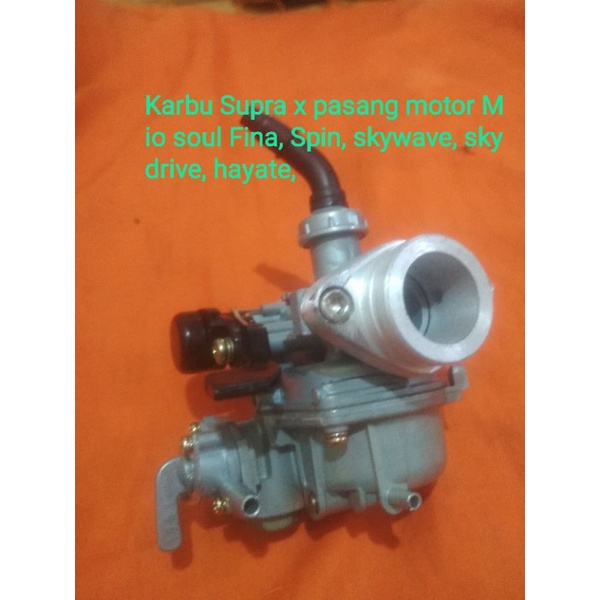 Jual Karbu Supra x pasang motor Mio soul Fina, Spin, skywave, skydrive ...