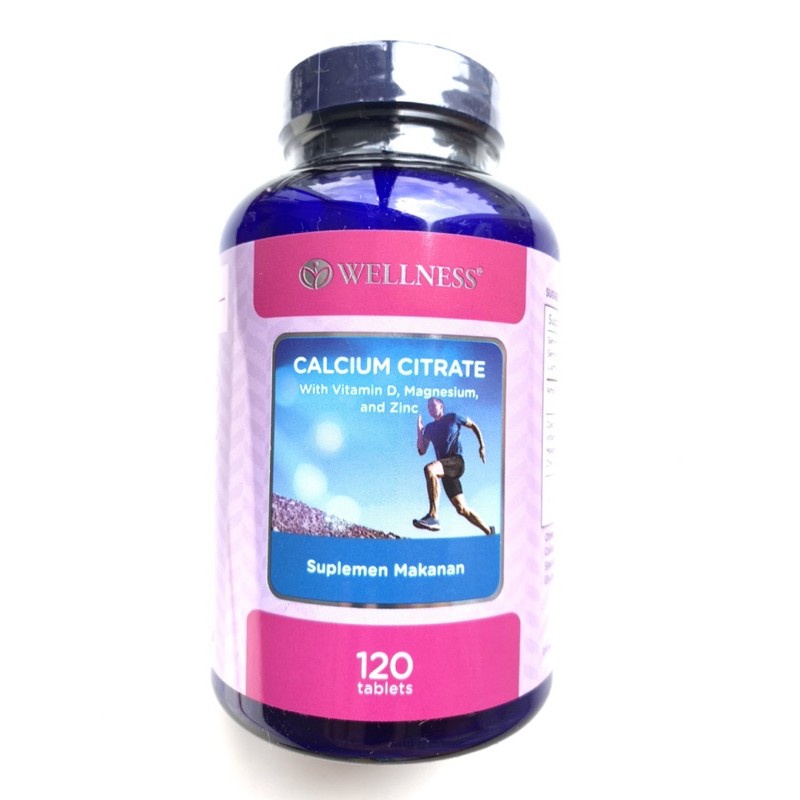 Jual Wellness Calcium Citrate 120 Tabs | Shopee Indonesia