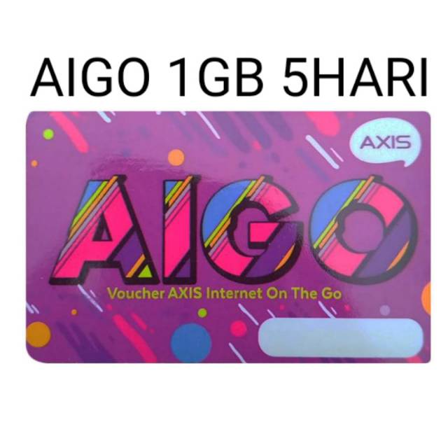 Jual VOUCHER AXIS AIGO BRONET 1+ 5HARI | Shopee Indonesia