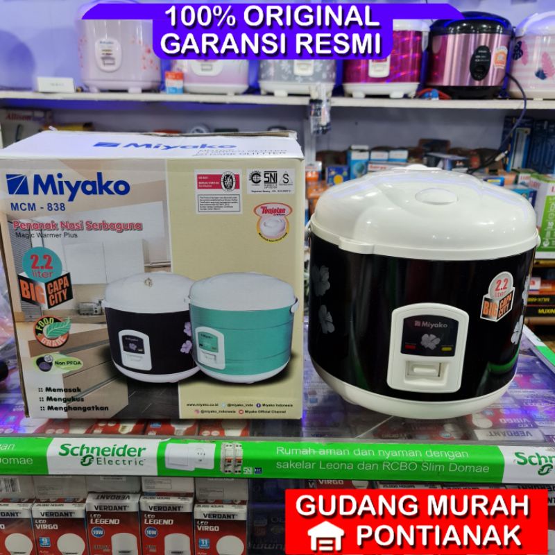Jual Rice cooker Miyako MCM 838 / Magic com miyako jumbo 2,2 Liter ...
