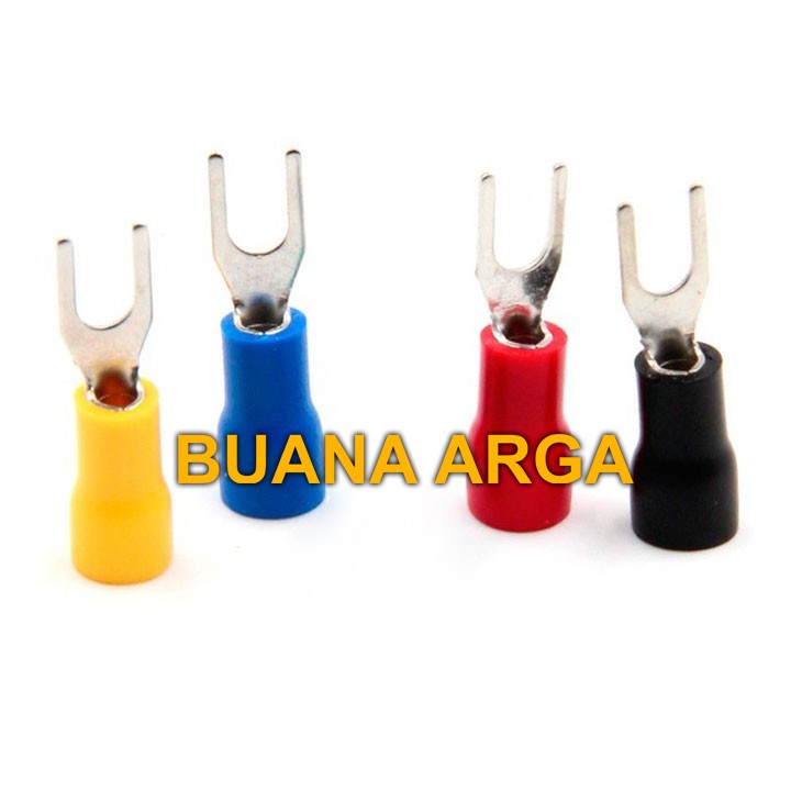 Jual Skun Isolasi Warna tipe Y SVL 3.5 untuk kabel 2.5-4mm KSP 100pcs | Shopee Indonesia