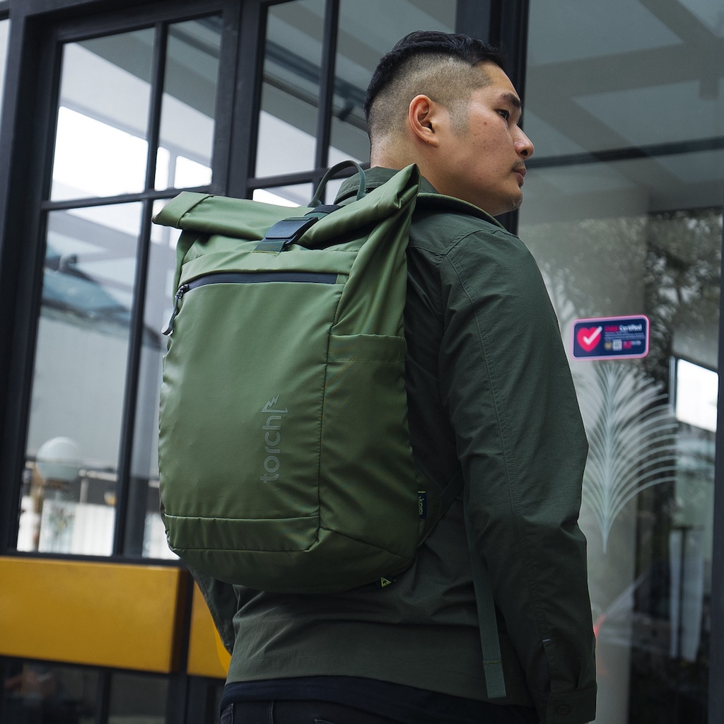 Jual TORCH Hongcheon Tas Ransel Punggung Sekolah Kerja Travelling ...