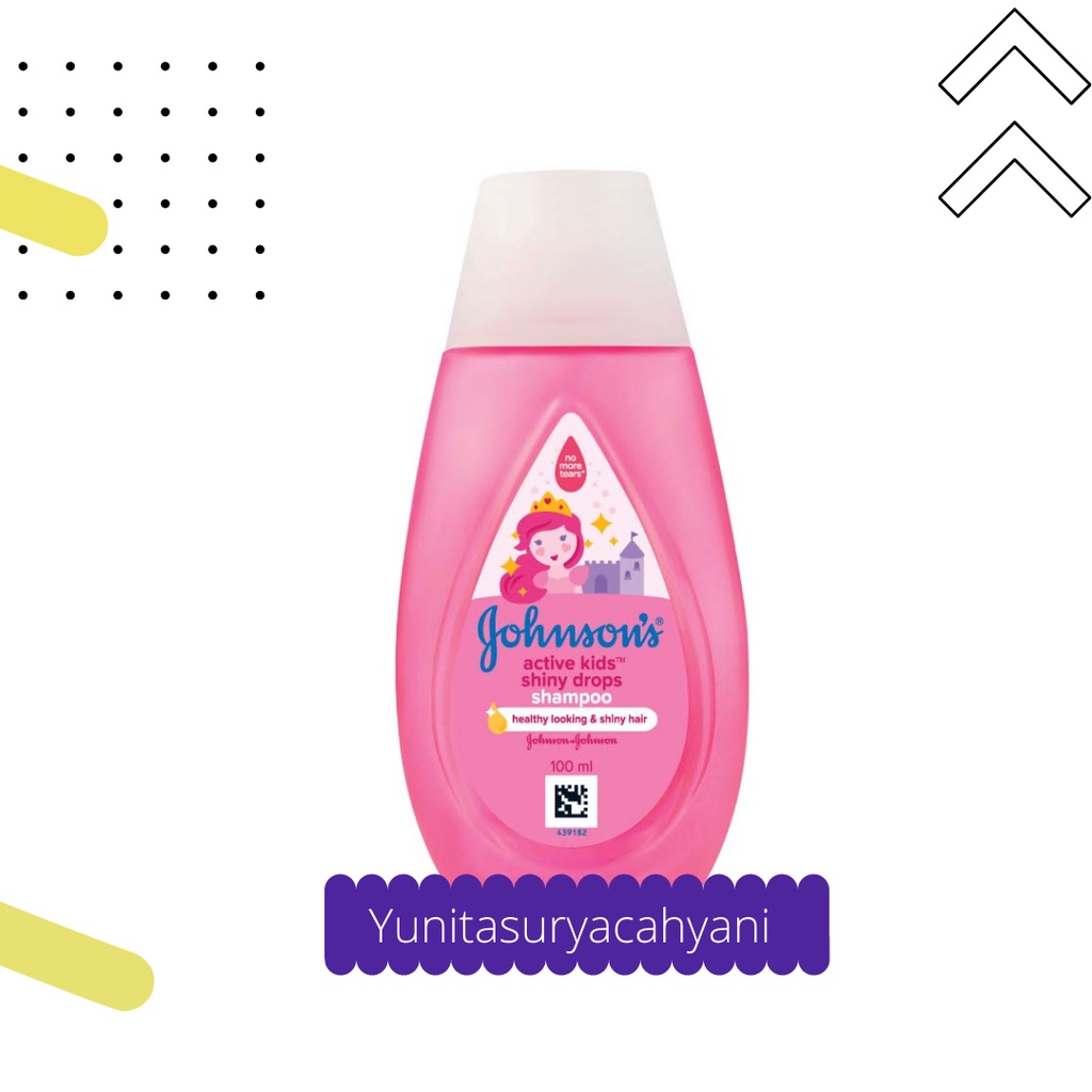 Jual Johnson's Active Kids Shiny Drops, Clean & fresh, Gold, Soft & Smoth Shampoo 200ml 100ml ...