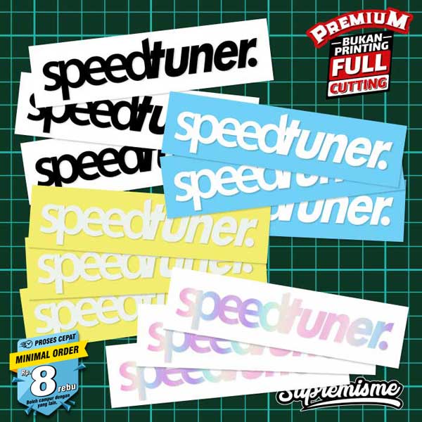 Jual Stiker Speed Tuner / Sticker Speedtuner Mobil / Stiker Mobil ...