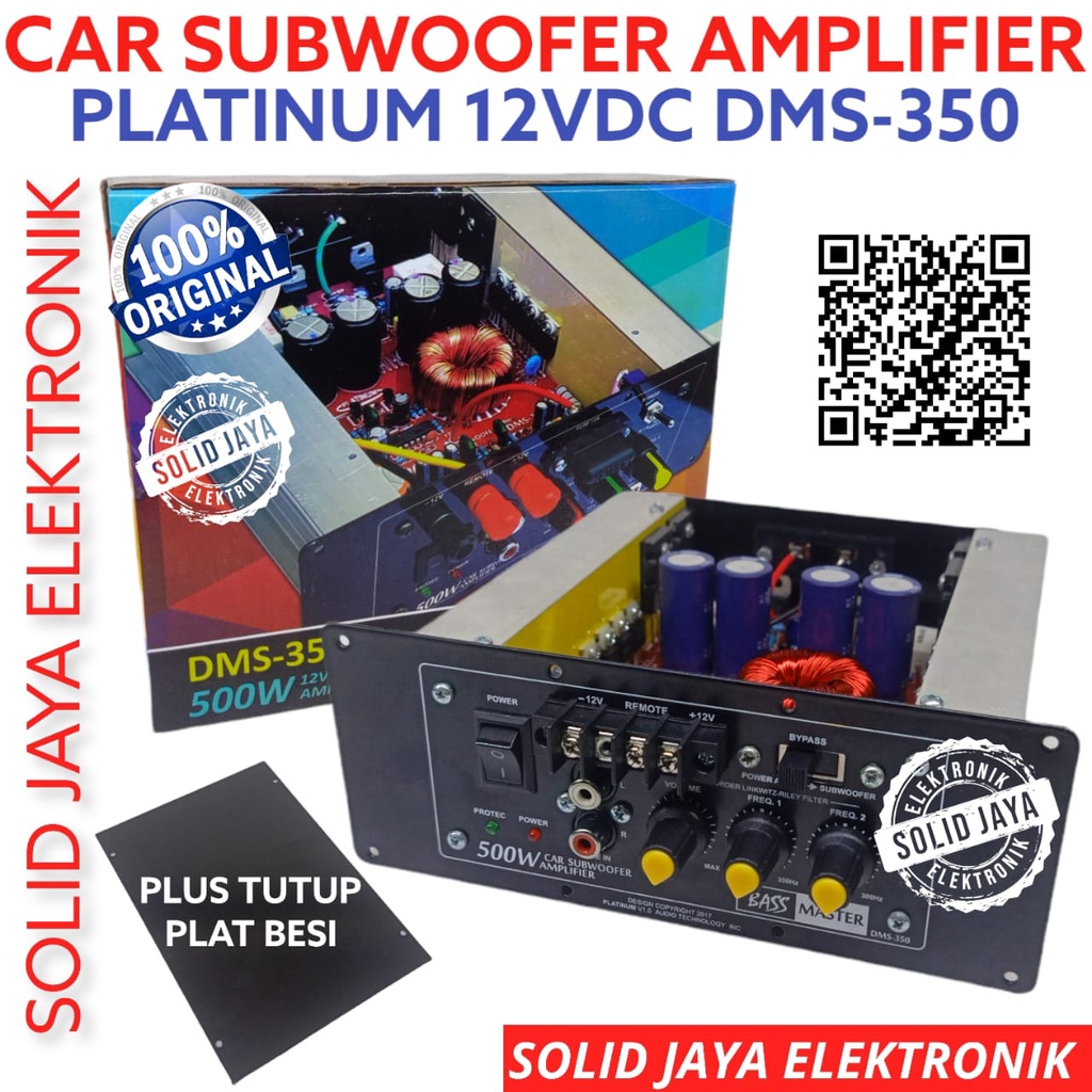 Jual POWER SUBWOOFER MOBIL DMS350 DMS 350 DMS-350 500W PLATINUM CAR ...