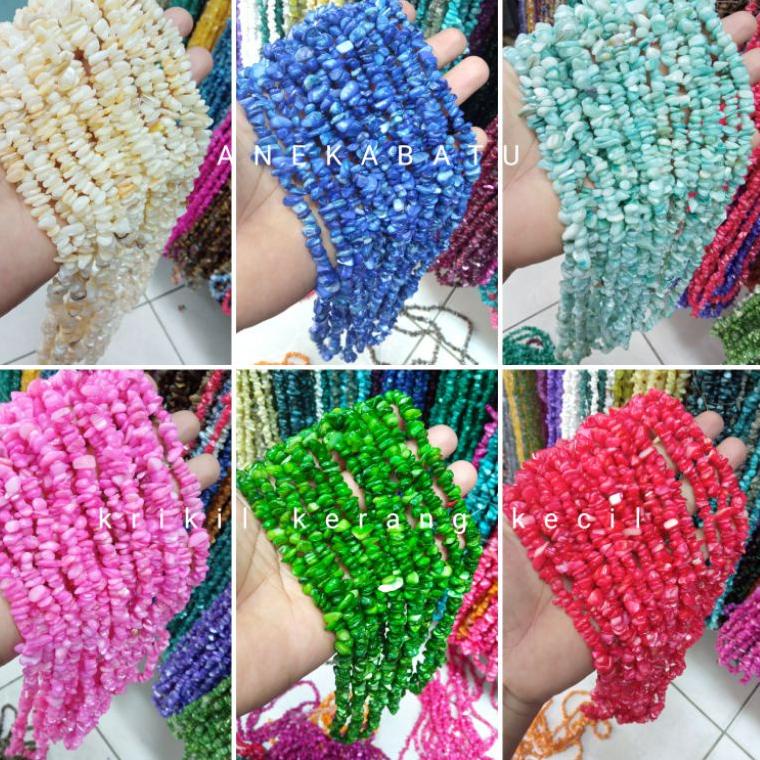 Jual S1L8 MANIK BATU ALAM/KRIKIL KERANG PECAH KECIL PANJANG -+ 70cm ...