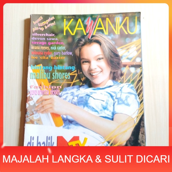 Jual Majalah KAWANKU No.29 Jan 1998 DEWI SANDRA + PIN UP KEREN Langka ...