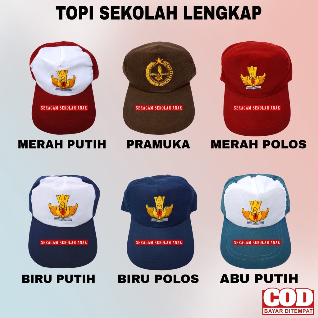 Jual Topi Sekolah SD SMP SMA PRAMUKA | Shopee Indonesia