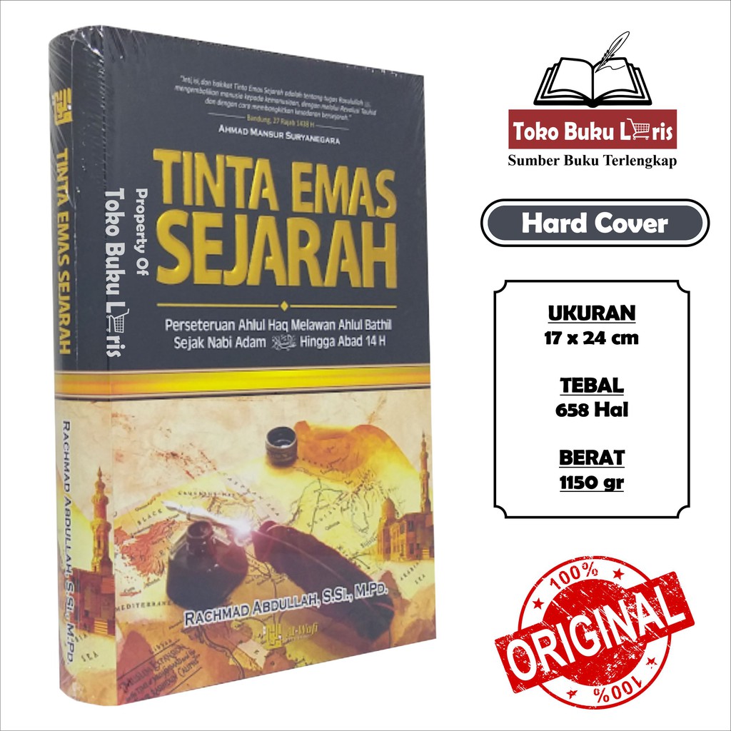 Jual Tinta Emas Sejarah ORI Hard Cover - Penerbit Al-Wafi | Shopee ...