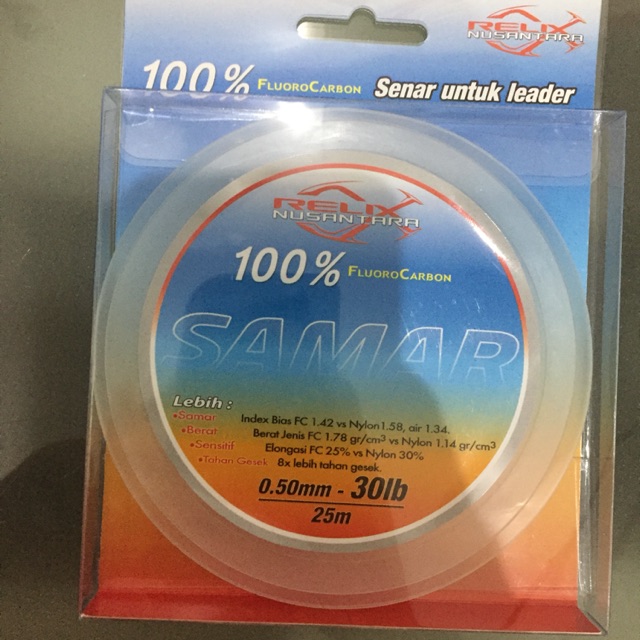 Jual Senar relix nusantara samar 30lb 0.50mm | Shopee Indonesia