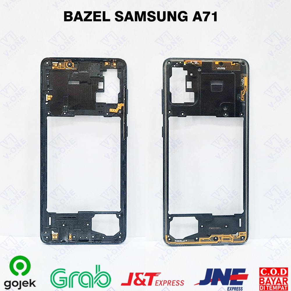 Jual BEZEL TULANG TENGAH FRAME SAMSUNG A71 SUDAH TERMASUK TOMBOL ...