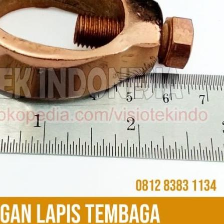 Jual Klem Cincin 1 inch Oval / Grounding Clamp / Klem Kabel / Cable ...