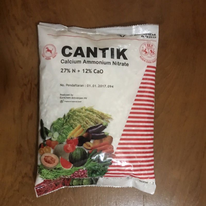 Jual pupuk Cantik kalsium nitrat amonium nitrat Cantik 1 kg | Shopee ...