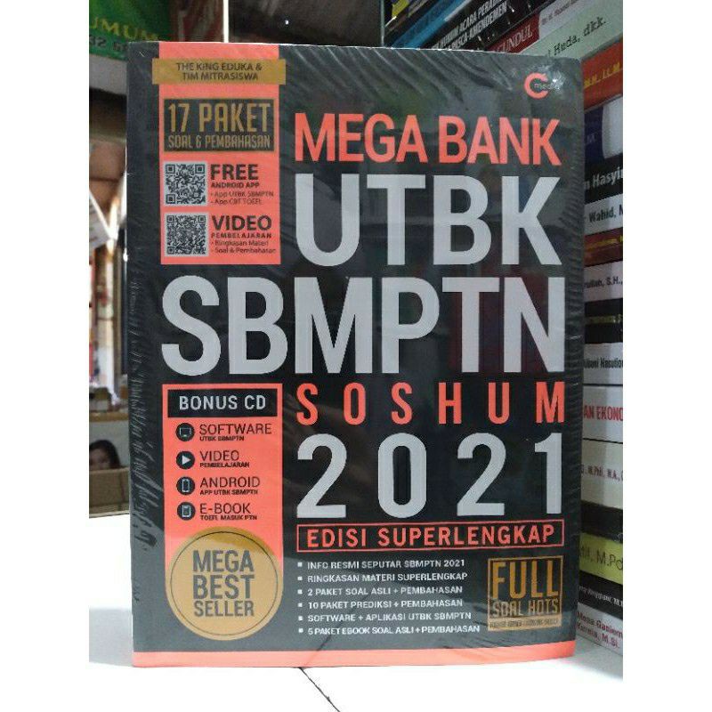 Jual Buku Mega Bank Soal Utbk Sbmptn Soshum 2021 Edisi Super Lengkap
