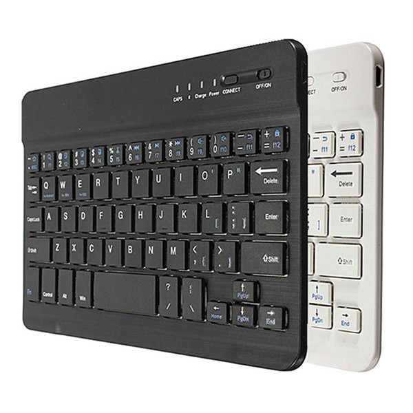 Jual Mini Wireless Bluetooth Keyboard Slim Thin 10inch Design for ...