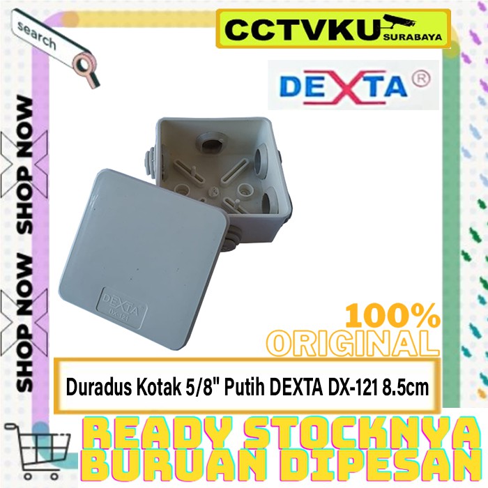 Jual Dorados 5/8 Putih Duradus Segi Kotak Junction Box 5/8" DEXTA ...