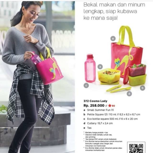 Jual Tupperware Cosmo Lady | Shopee Indonesia