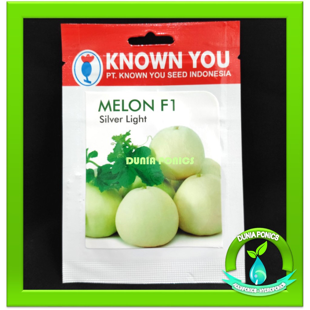 Jual Benih Bibit Melon Silver Light F1 Known You Seed 1 Pack 10 Butir Seeds Original Pack ...
