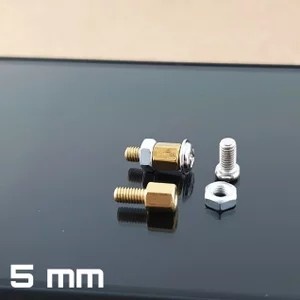 Jual Spacer Spaser Spicer Dudukan PCB Gold Emas Besi 0.5cm 5mm 1/2 cm M3 | Shopee Indonesia