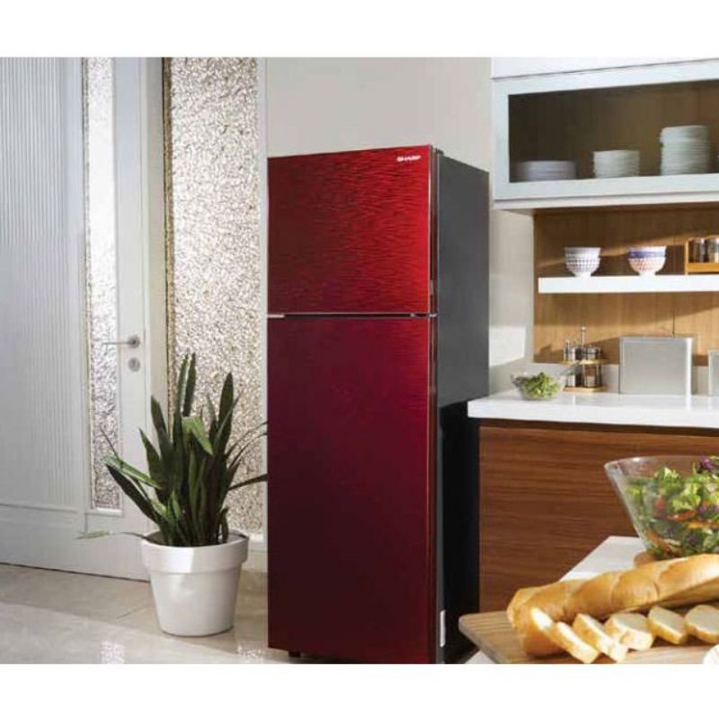 Jual LEMARI ES SHARP SJ 195MG KULKAS 2PINTU LOW WATT | Shopee Indonesia