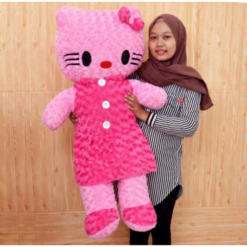 Jual Boneka Hello Kitty Rok Super Jumbo 1 meter Murah | Shopee Indonesia