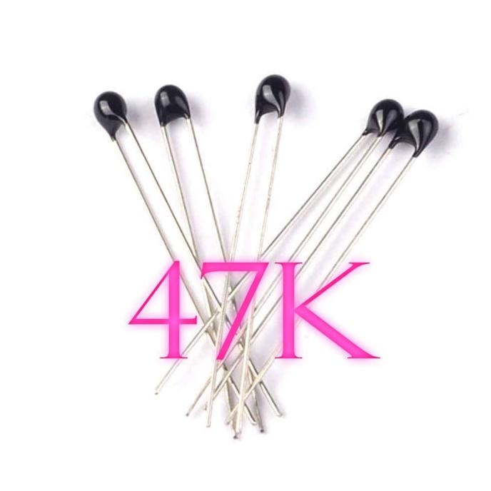 Jual Thermistor Temperature Sensor Ntc Mf52AT-103/3950 47K Ohm 5% ...