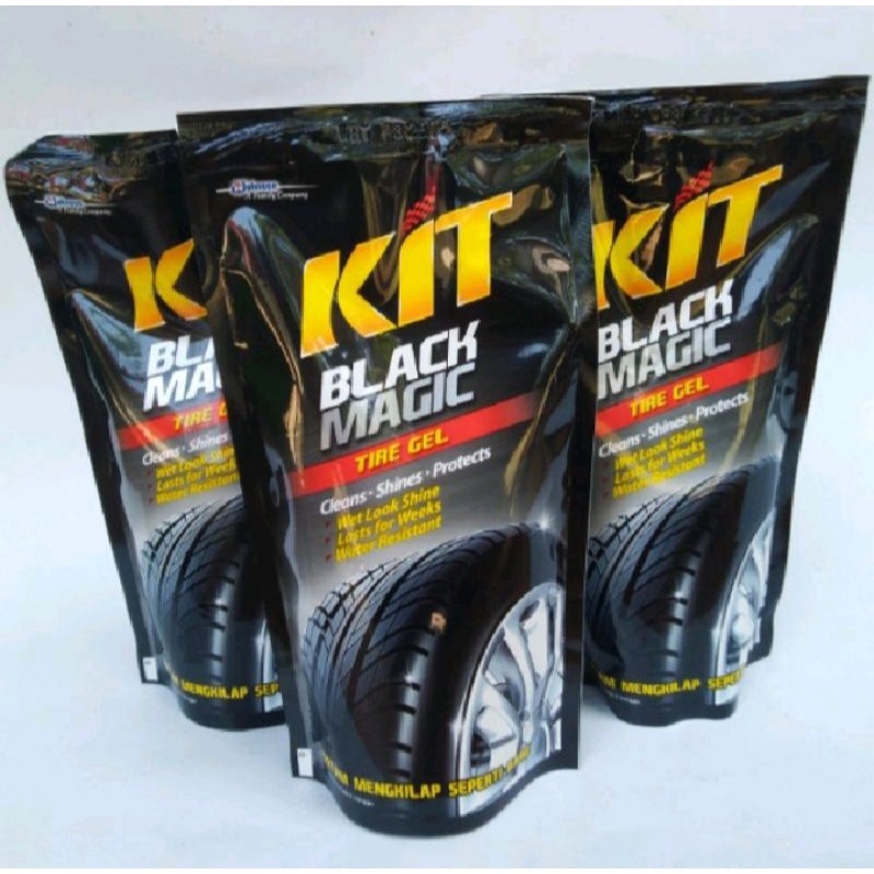 Jual KIT black magic tire gel pouch/semir ban mobil& motor/ semir kit ...