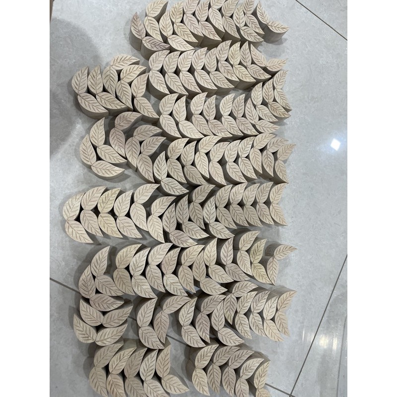 Jual cap daun kayu bakpau / cetakan cap stempel daun kayu bakpau ...