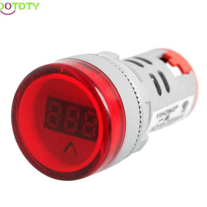 Jual LAMPU PILOT PANEL LISTRIK INDIKATOR DIGITAL VOLTMETER AC 220V 22MM ...