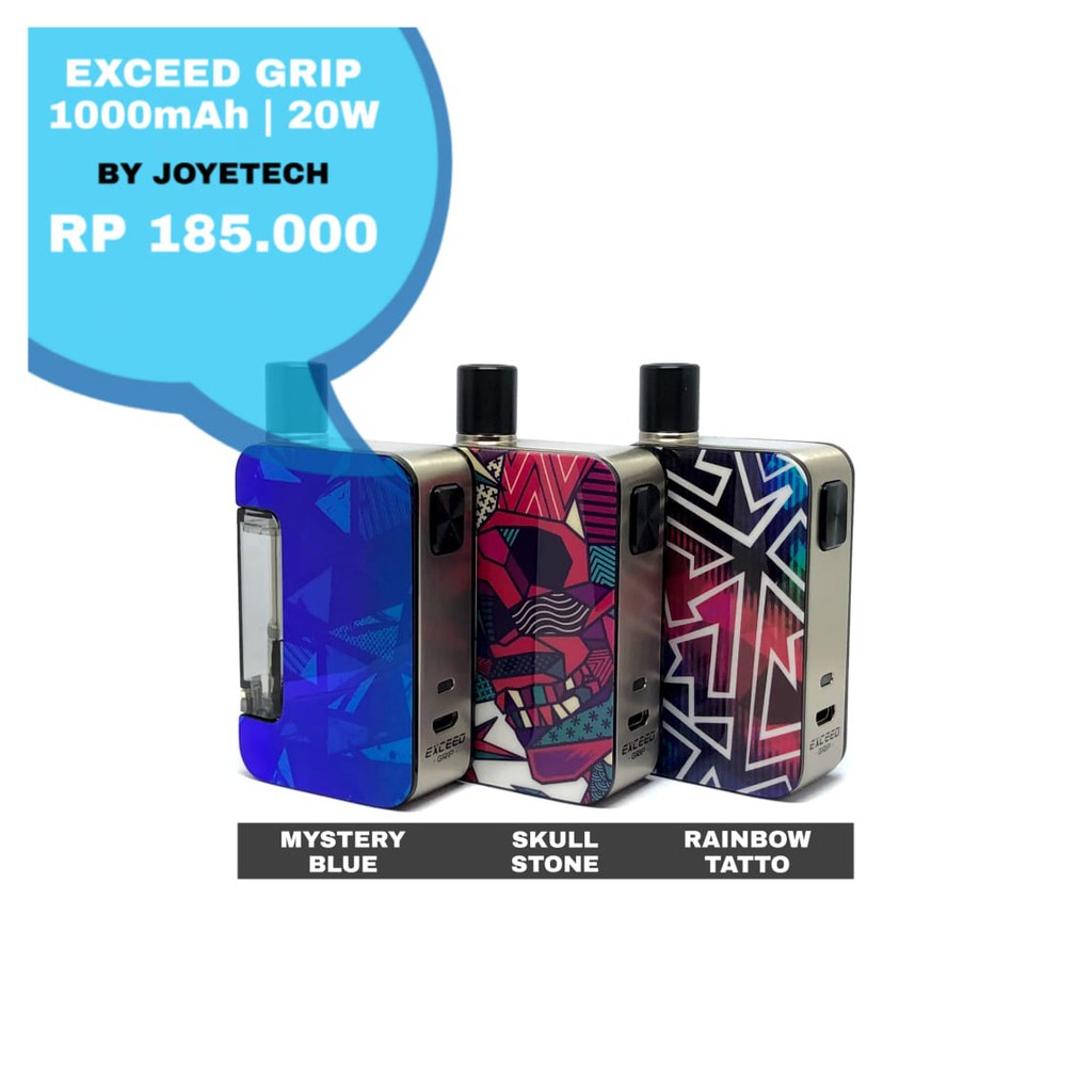 Jual EXCEED GRIP 1000 MAH AUTHENTIC POD BY JOYETECH | Shopee Indonesia
