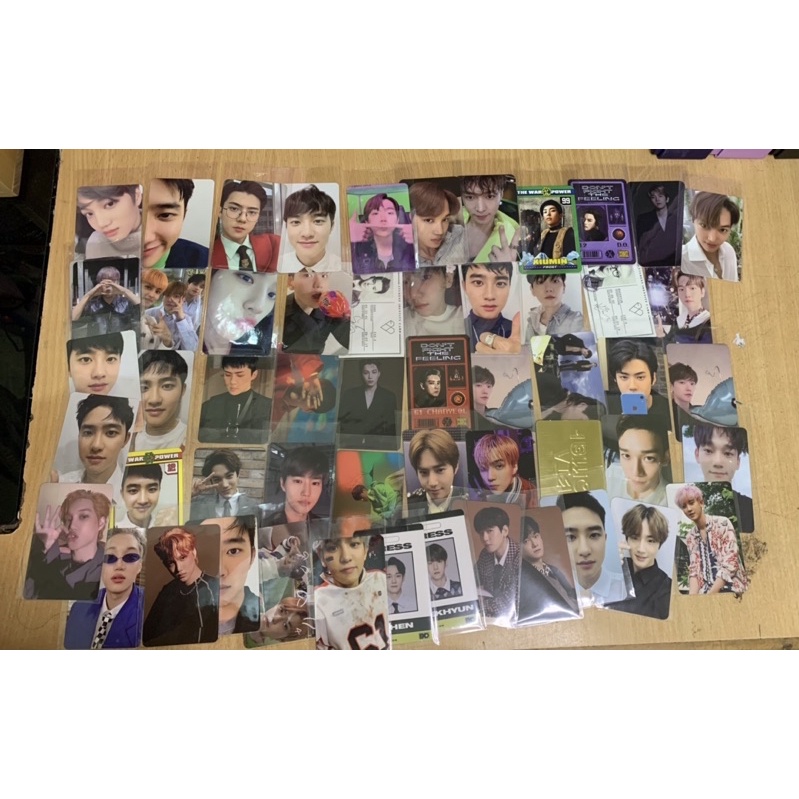 Jual photocard exo kai d.o chanyeol sehun baekhyun chen suho lay xiumin ...