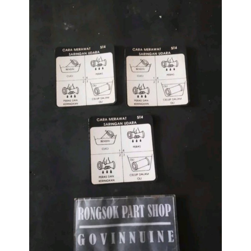 Jual stiker sticker bok box aki acu accu yamaha rxs rxspecial rx s ...