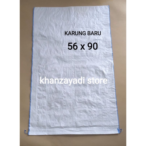 Jual Karung plastik baru putih 50 kg ukuran 56 X 90 cm | Shopee Indonesia