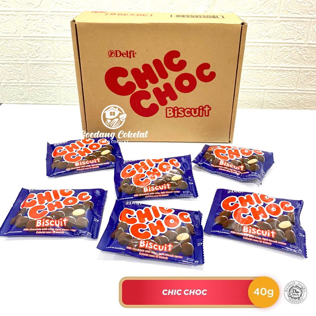 Jual Delfi Chic Choc Coklat Biskuit 36 gram | Shopee Indonesia