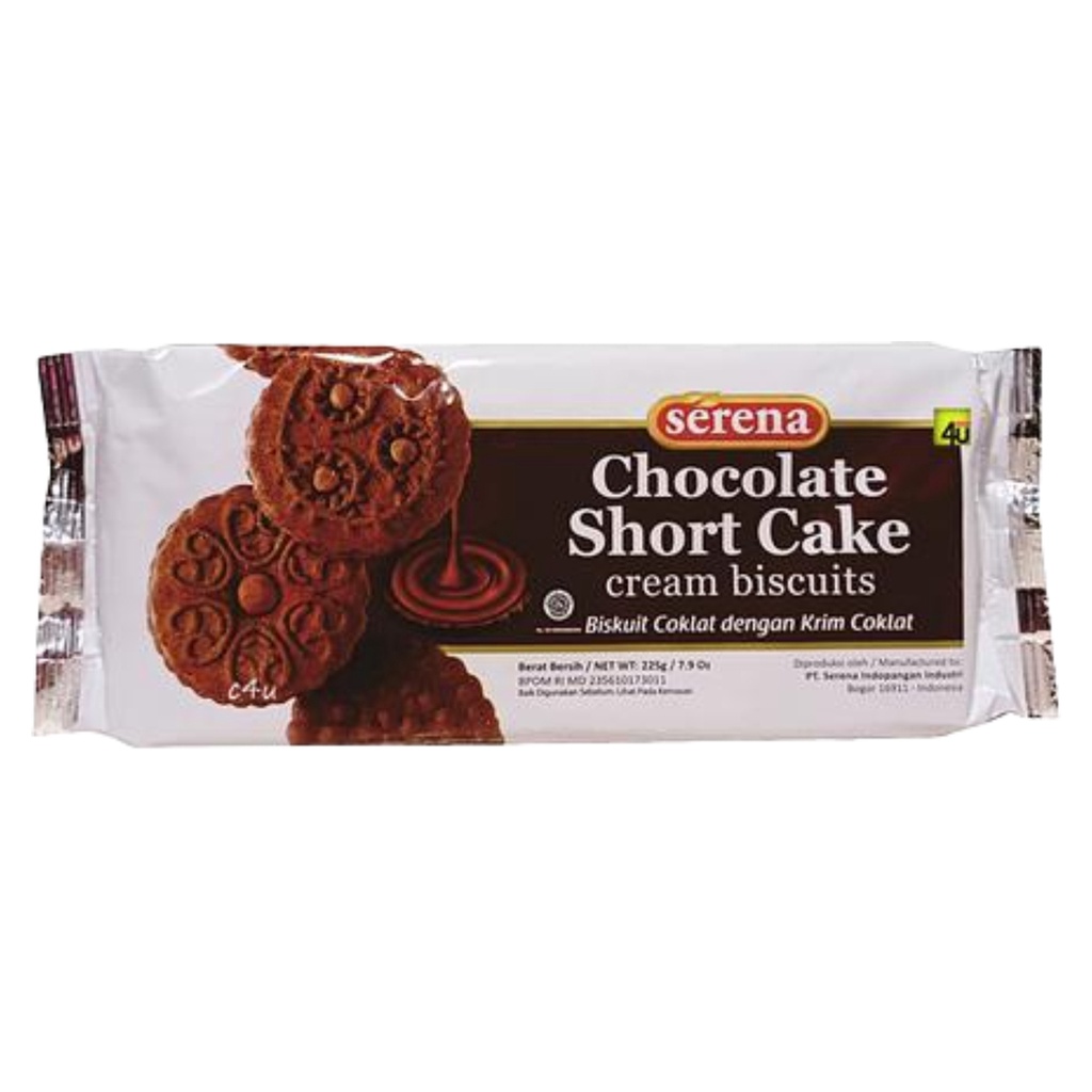 Jual Serena short cake choco/milk vanila 225gr | Shopee Indonesia