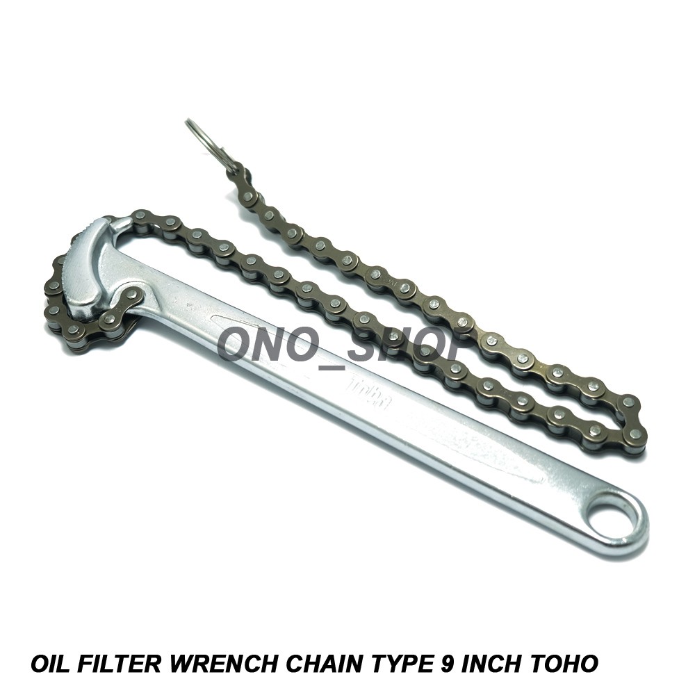 Jual Oil Filter Wrench Chain Type 9 Inch TOHO | Shopee Indonesia