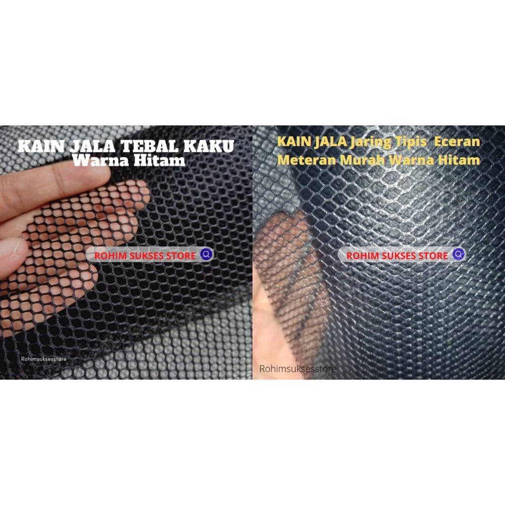 Jual Jala Kain Tebal Kaku Tipis jaring kain jaring baju senam kain ...