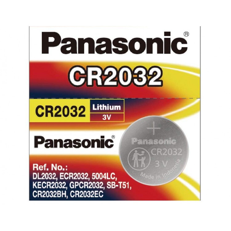 Jual Battery / Batu Baterai Kancing Panasonic ® CR2032 Lithium 3V ...