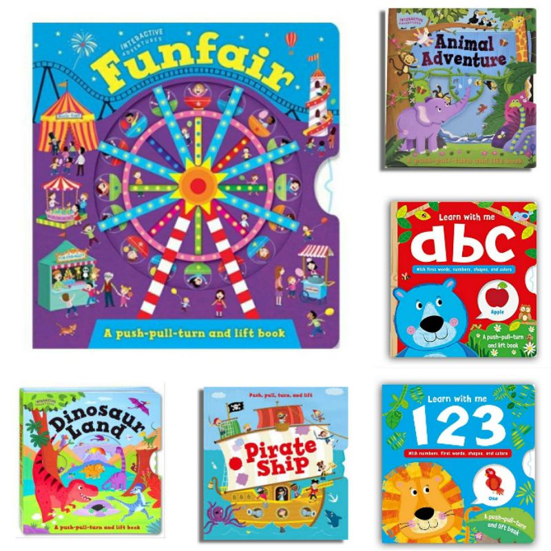 Jual Interactive book (Push Pull Turn and Lift book) | Shopee Indonesia