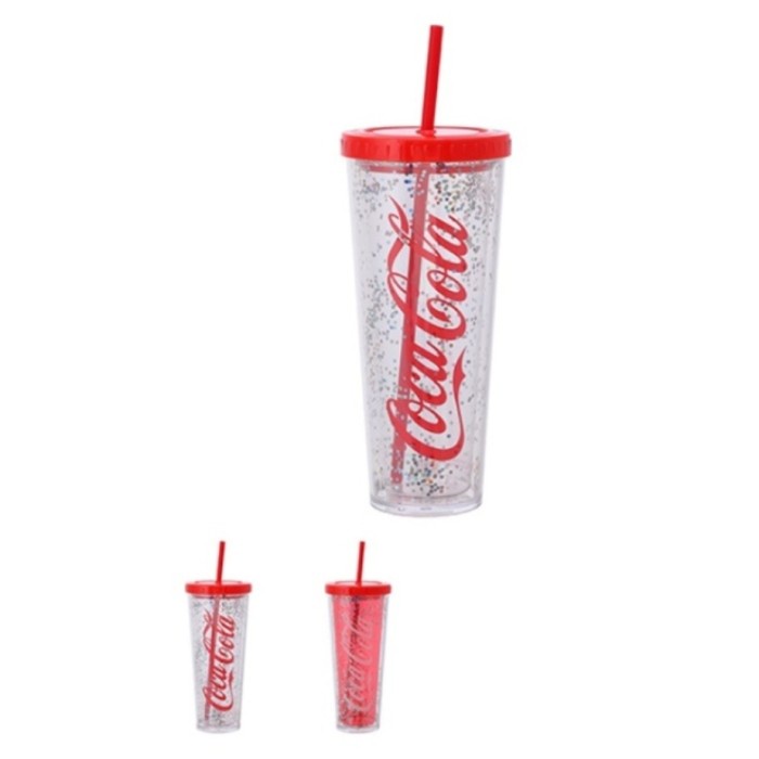 Jual Miniso Coca Cola Large Straw Water Bottle 720ml Botol Minum ...