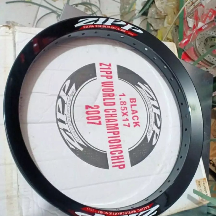 Jual VELG ZIPP ALUMUNIUM RING 17 X 185 HITAM | Shopee Indonesia