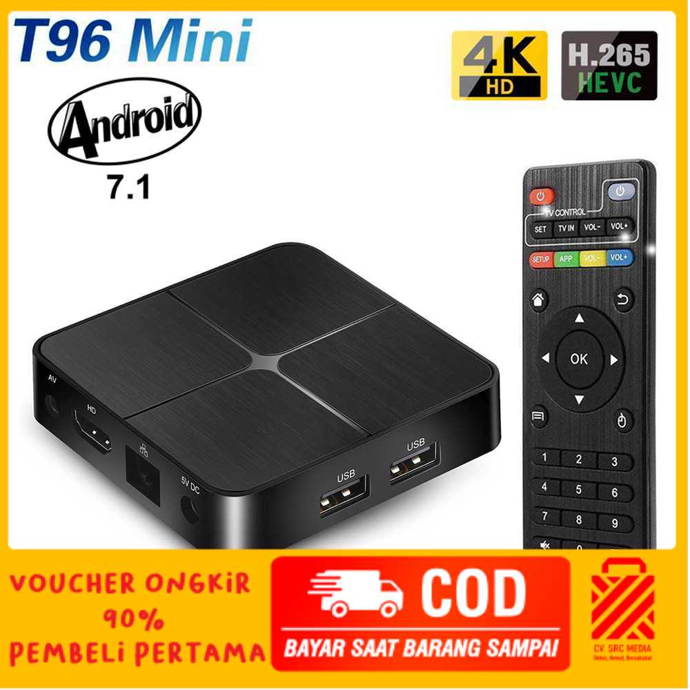 Jual SZBOX Smart TV Box 1GB 8GB 4K Wifi Android 7.1 - T96 Mini | Shopee Indonesia