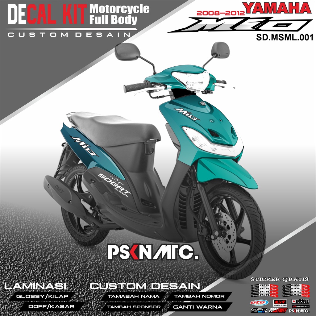 Jual Decal MIO SMILE - Dekal Stiker Striping Fullbody Fullblock List ...