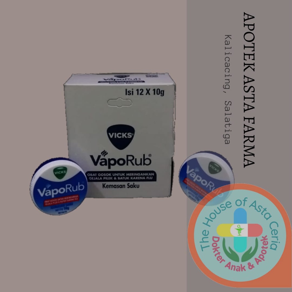 Jual Vicks Vaporub Obat Gosok Untuk Penggunaan Lokal Pada Kulit Atau ...