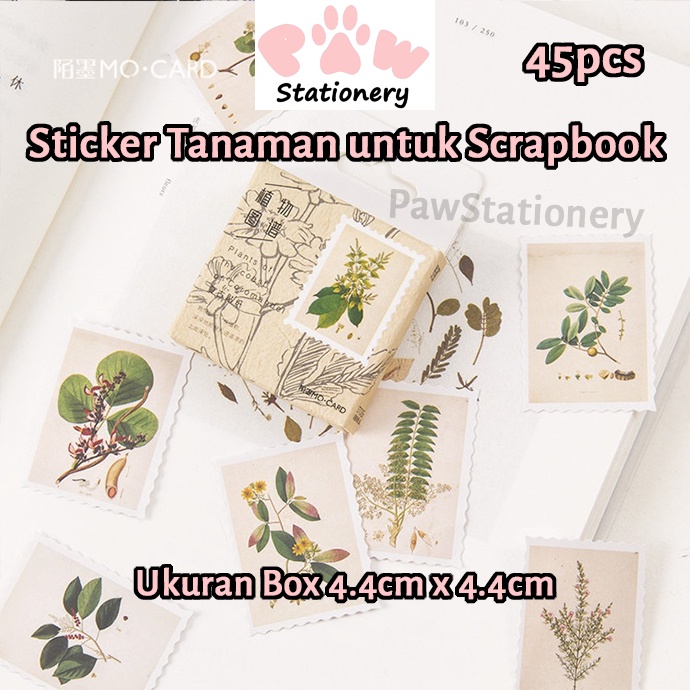 Jual 45pcs Stiker Tanaman Stiker Pohon Stiker Daun Stiker untuk ...