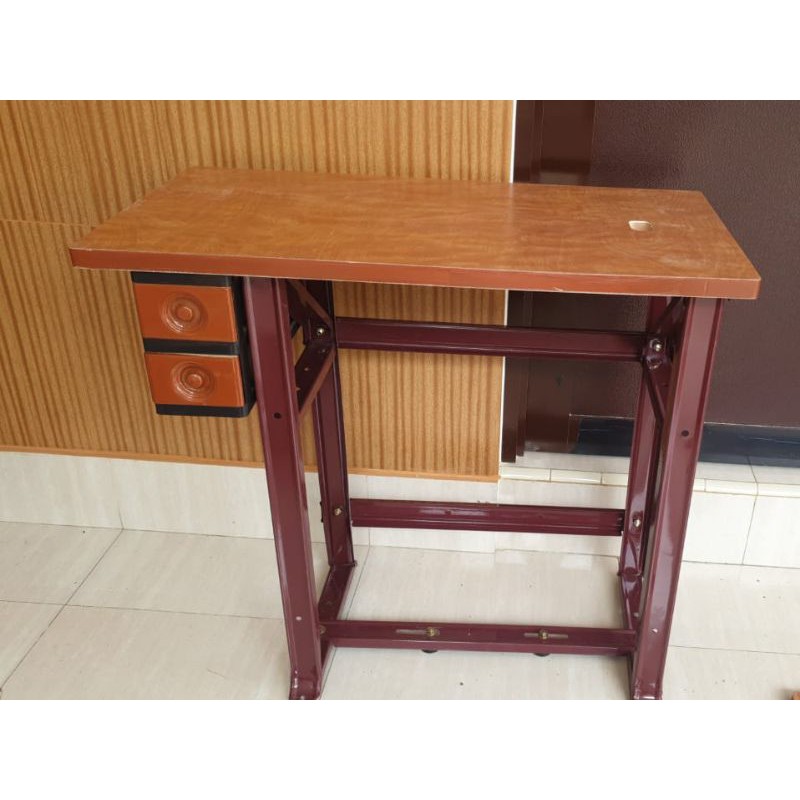 Jual meja plus kaki ada laci | Shopee Indonesia